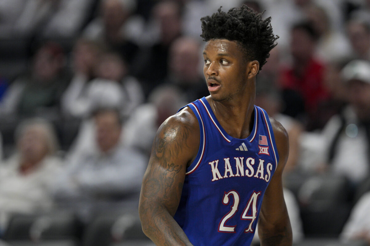 Adams suffers shoulder injury in KU’s loss to Iowa State - KU Sports